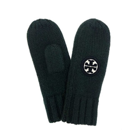 Tory Burch | Accessories | Tory Burch Color Block Logo Appliqud Mittens ...